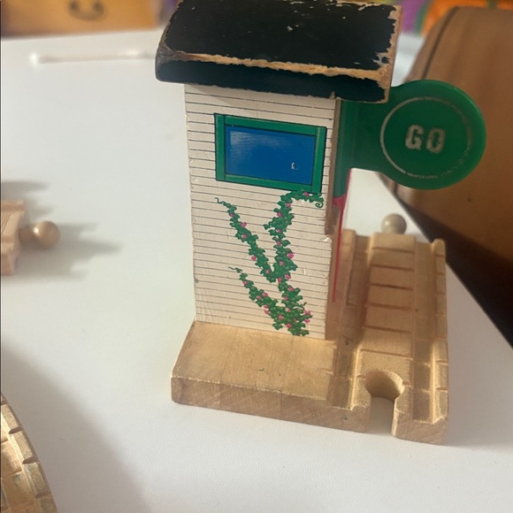 Toys | Thomas And Friends Wooden Train Set With Signal House | Poshmark